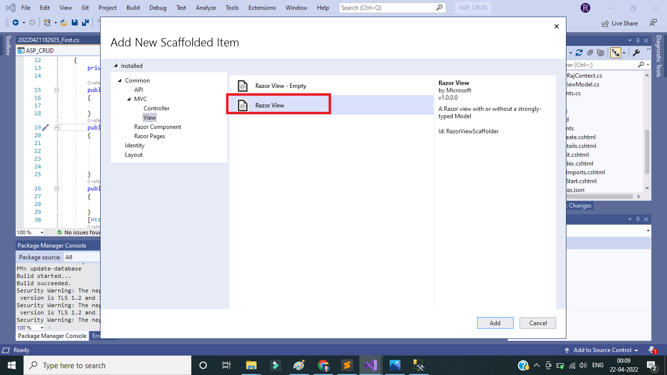 Aspnet Core Crud Operations Using Entity Framework Coderraj 8449