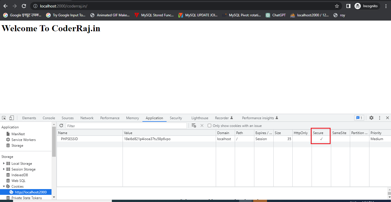 How To Set Cookie Flagged ‘secure In Xampp Apache Coderraj